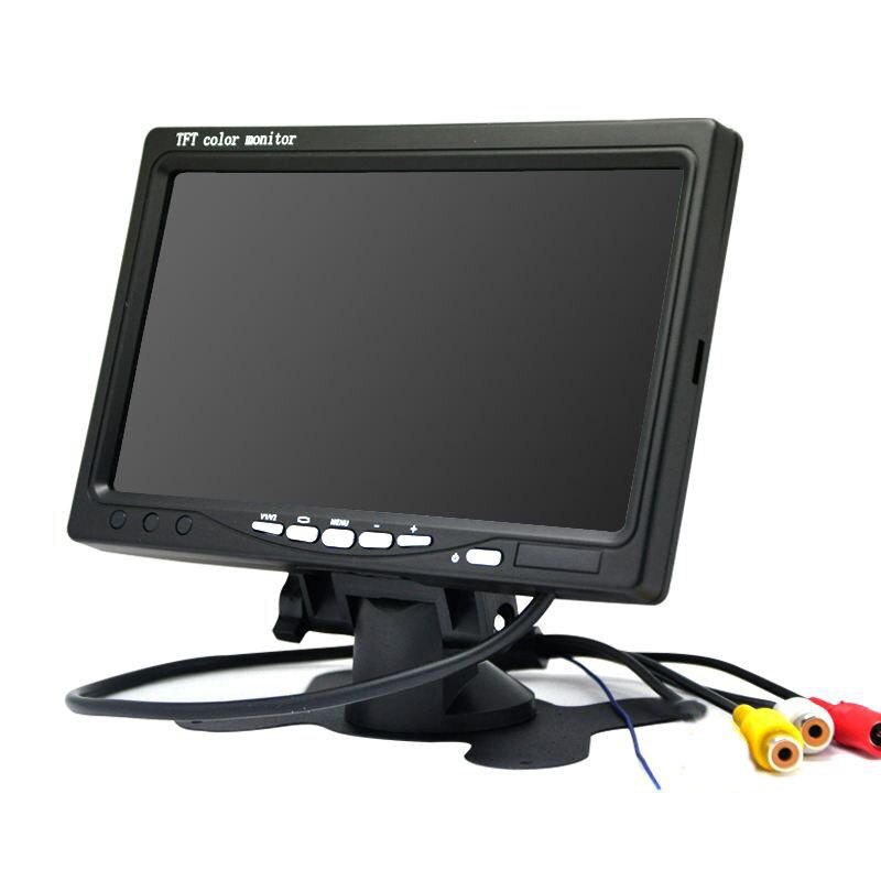 Monitor pentru autoturism, LCD, Pentru camera marsarier, Negru - eMAG.ro