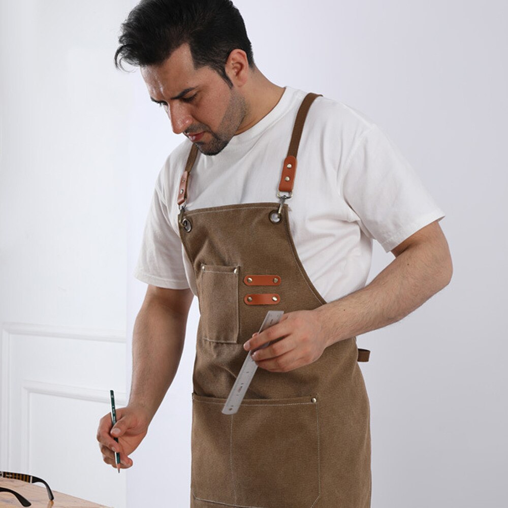 Sort de lucru pentru gradinarit, Bumbac, Maro - eMAG.ro