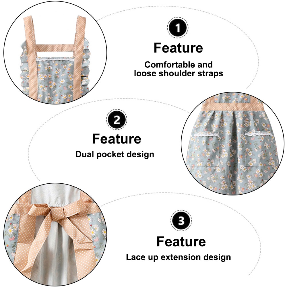 Sort de bucatarie, Bumbac, Multicolor - eMAG.ro