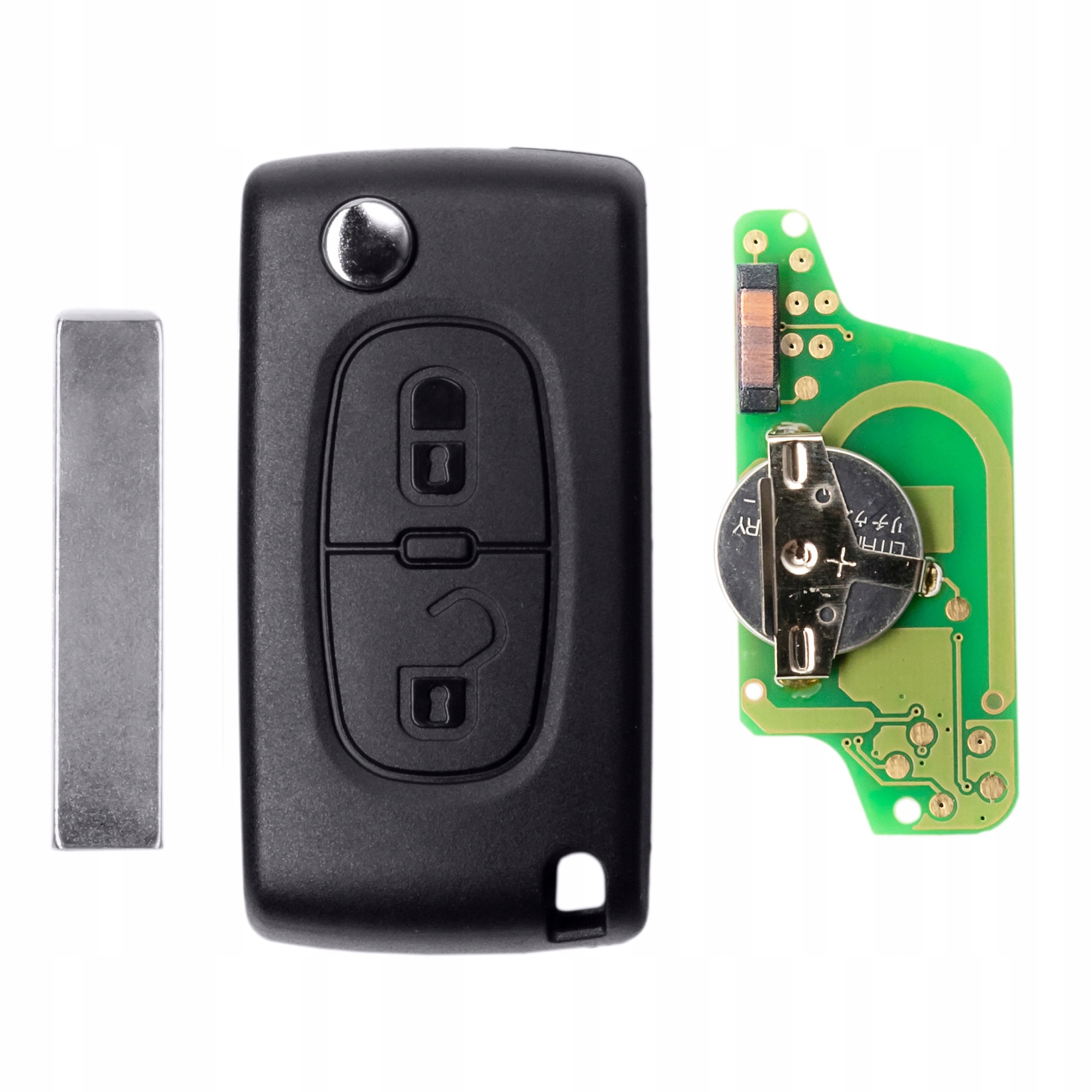 Telecomanda cu cheie, Pentru Citroen C1 C2 C3 C4 C5 C6 C8, Negru - eMAG.ro