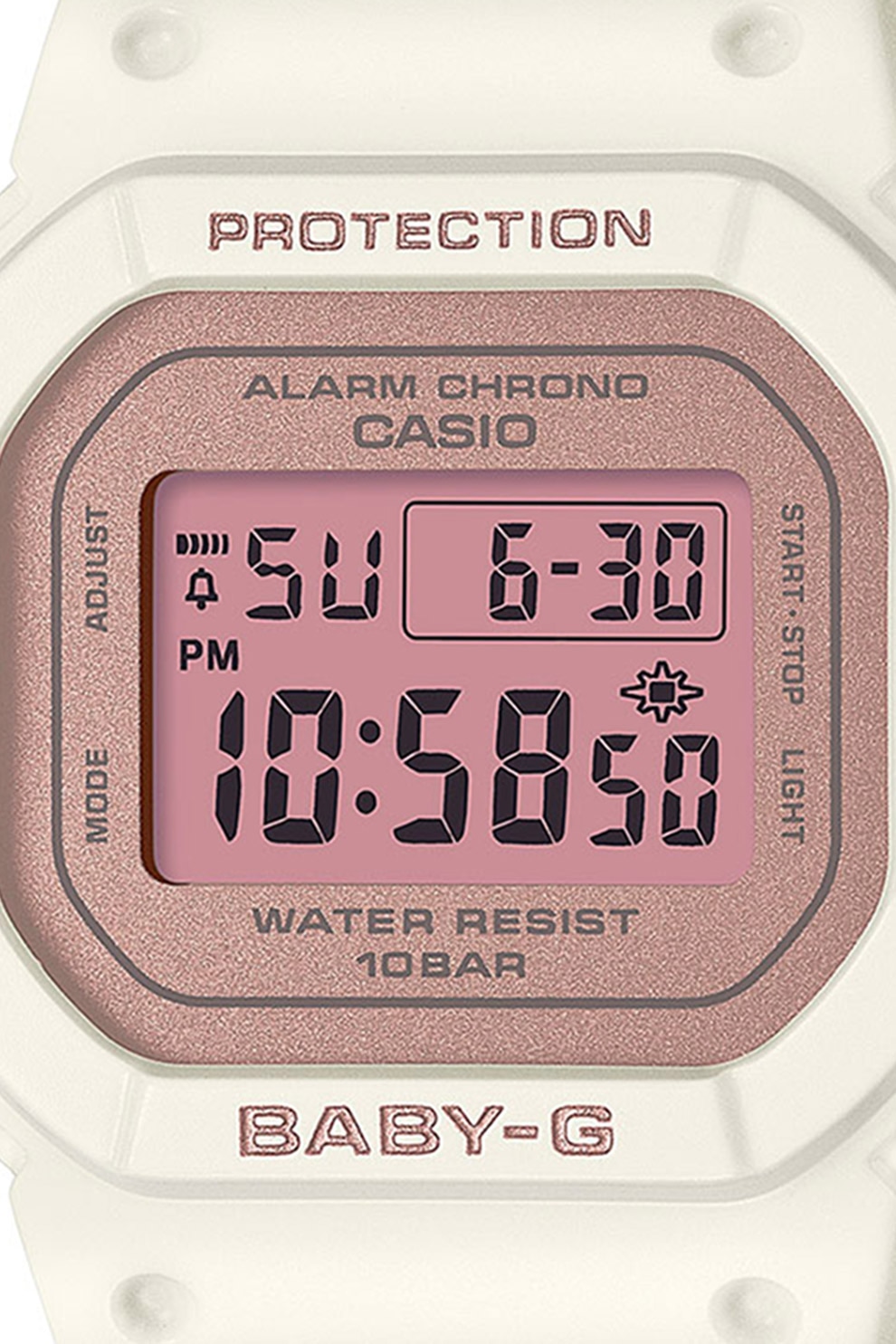 Casio, Ceas digital Baby G, Alb - eMAG.ro