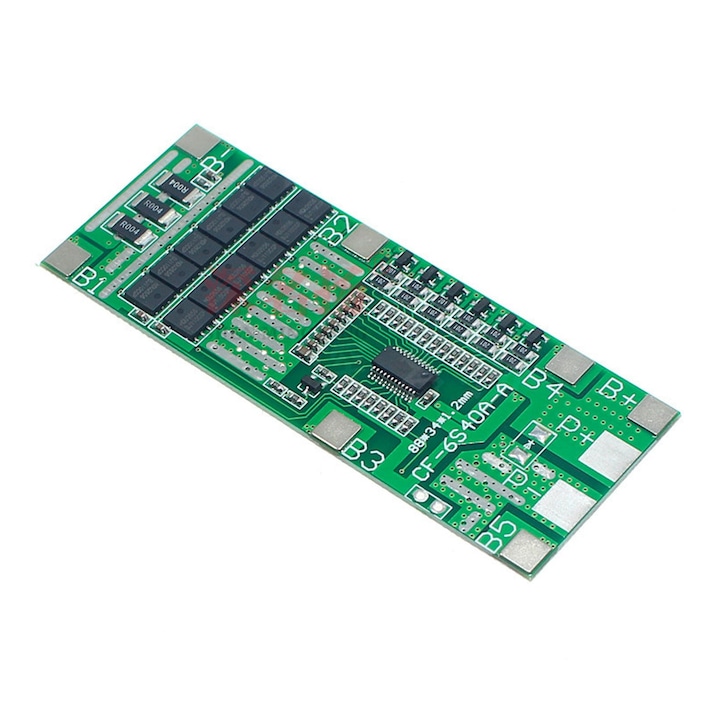 BMS, 6S, 40A, Electroweb, Pentru baterii Li-Ion, Multicolor - eMAG.ro