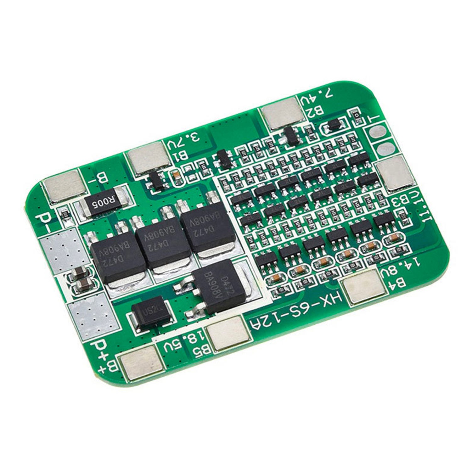 Modul BMS, Elektroweb, Verde/Negru, 18650, 25.2V - eMAG.ro
