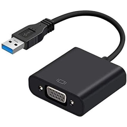 Adaptor pentru monitor, Mokeum, USB 3.0/VGA, Negru - eMAG.ro
