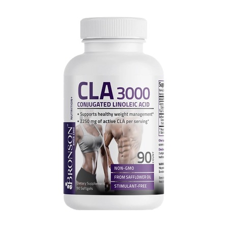 CLA 3000 acid linoleic conjugat, 90 capsule, Bronson Laboratories - eMAG.ro