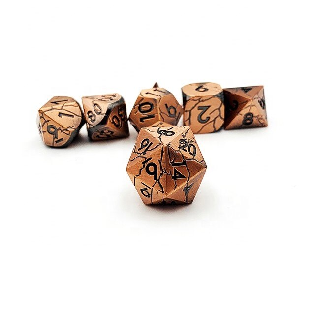 Set 7 zaruri, Metal, Cupru - eMAG.ro