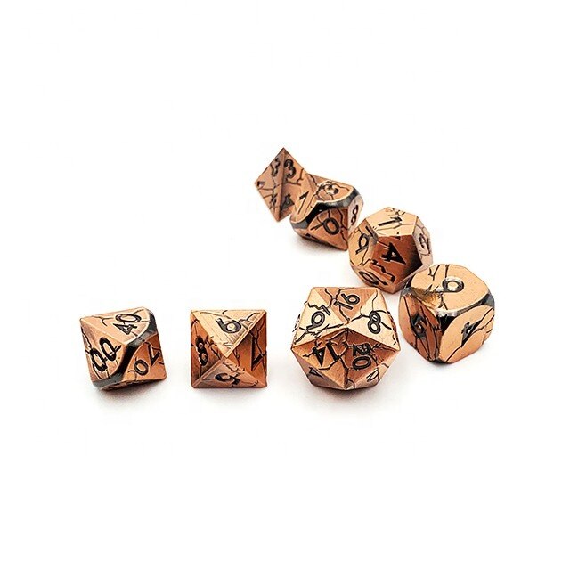 Set 7 zaruri, Metal, Cupru - eMAG.ro