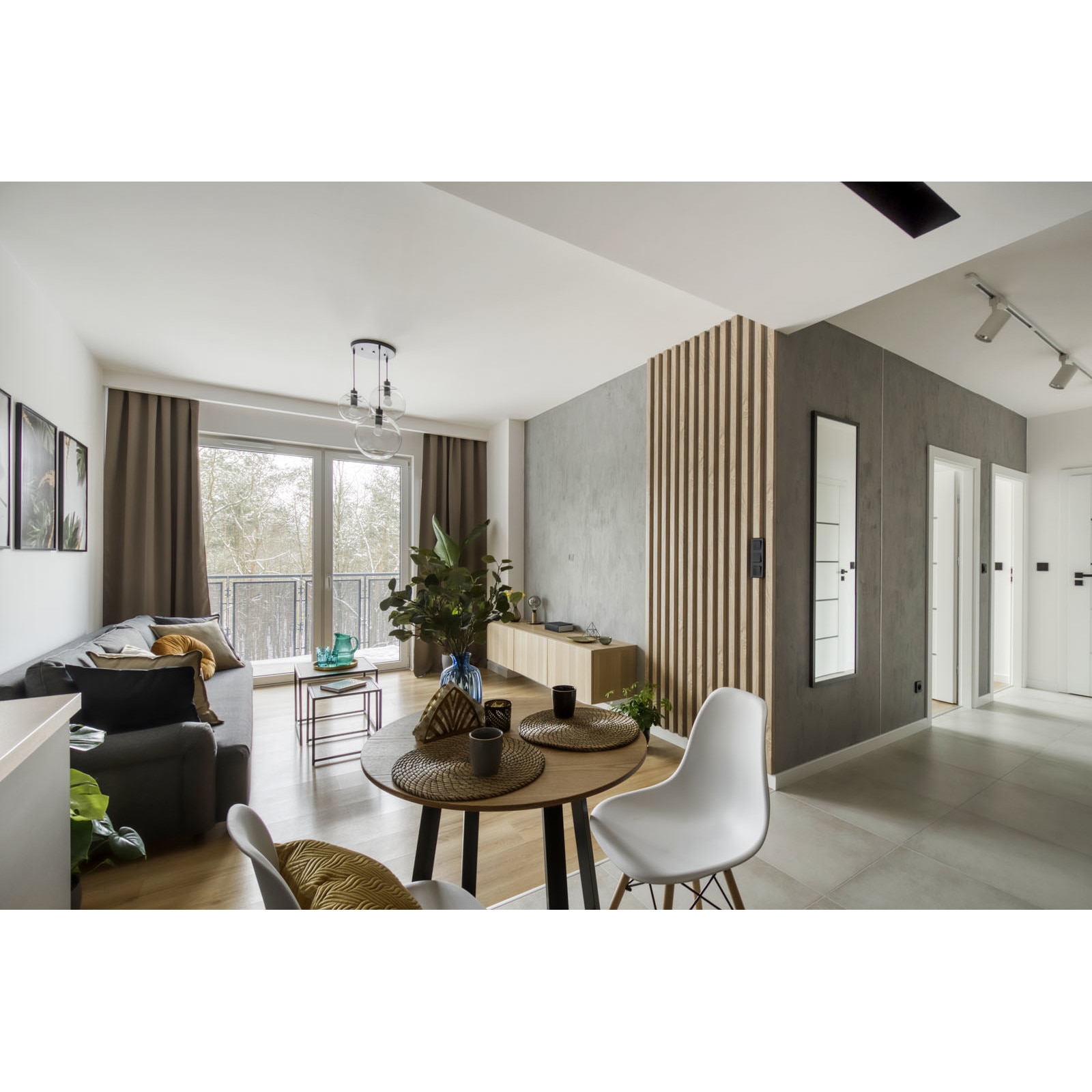 Riflaj decorativ standard pentru perete sau tavan, Alb mat, 30x40x2750 ...