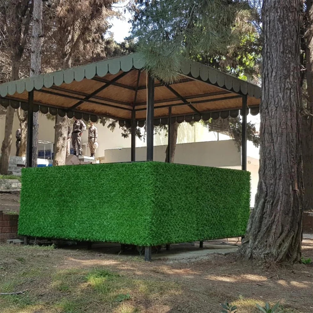 Paravan imitatie gard viu artificial, dimensiune 1.7m x 10m - eMAG.ro