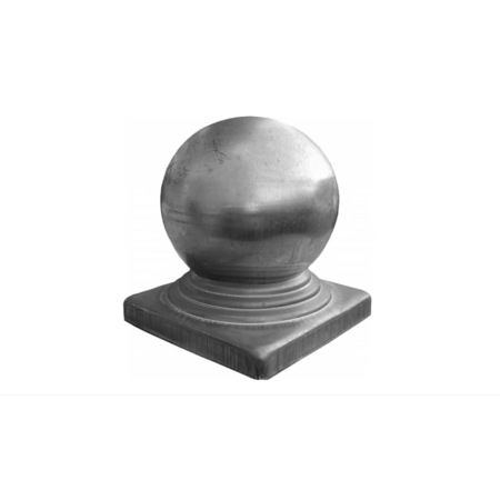 Capac din tabla cu bila pentru teava 120x120 cod 6201212 - eMAG.ro