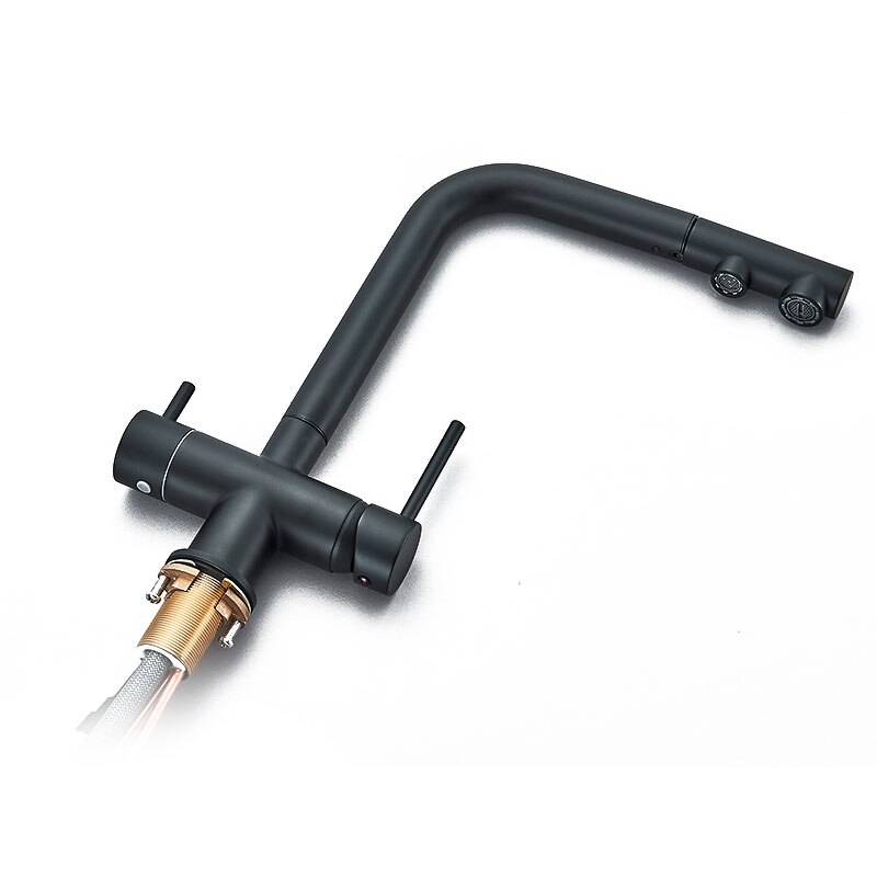 Baterie 3 cai AQUAROO, dus extractabil, pentru filtru apa, seria Optim ...