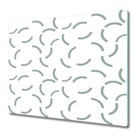 Tocator paine, Sticla, Dreptunghi, Arcade Semicerc, Verde, 60x52 cm ...