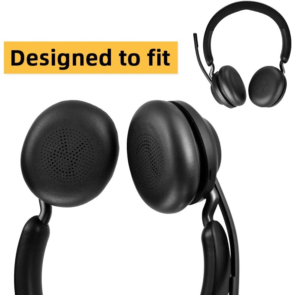 Set 2 bureti PadForce pentru casti Jabra Elite 45h, Evolve 2 65 MS / UC ...