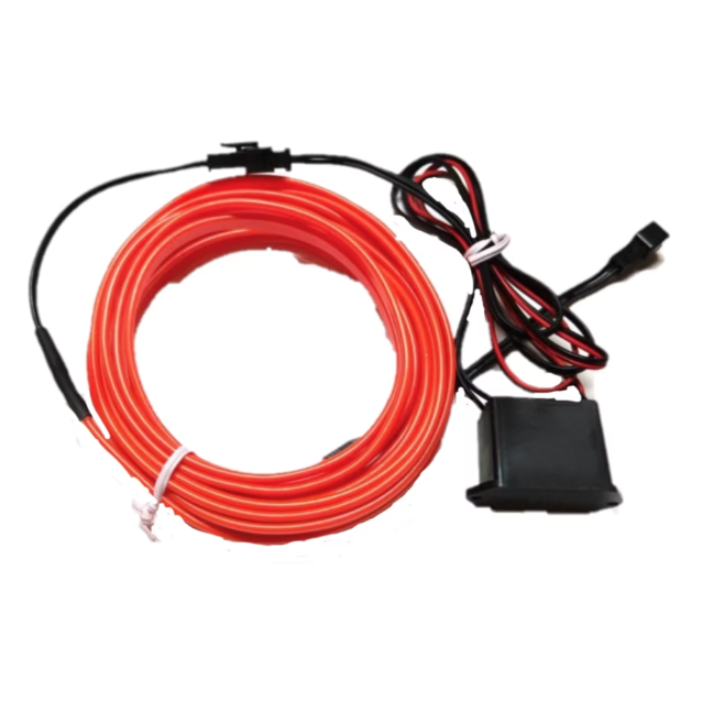 Banda LED Auto cu Telecomanda 3M Rosie - eMAG.ro