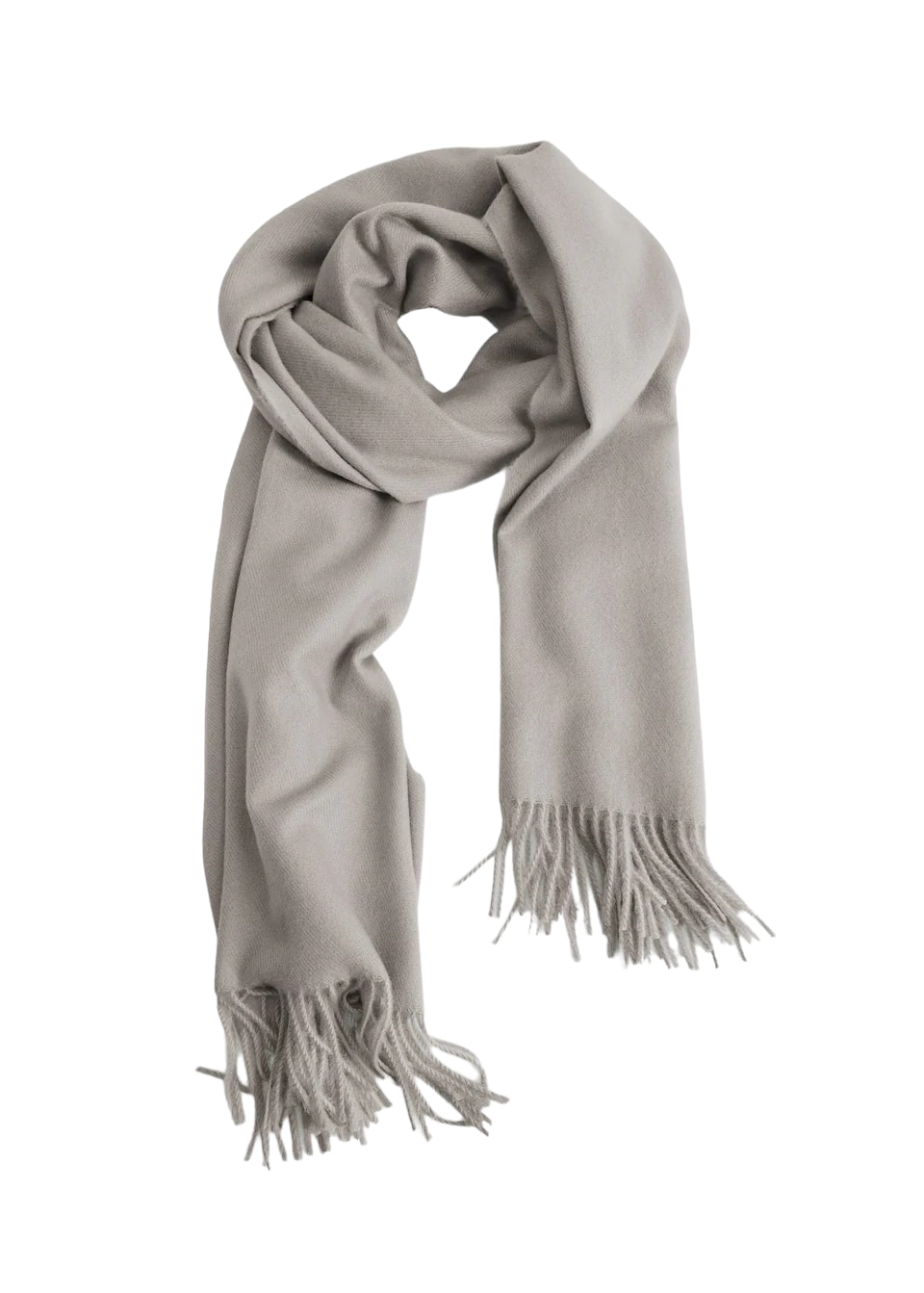 Fular dama tip sal, MANGO Sweet, model uni si capete cu franjuri ...