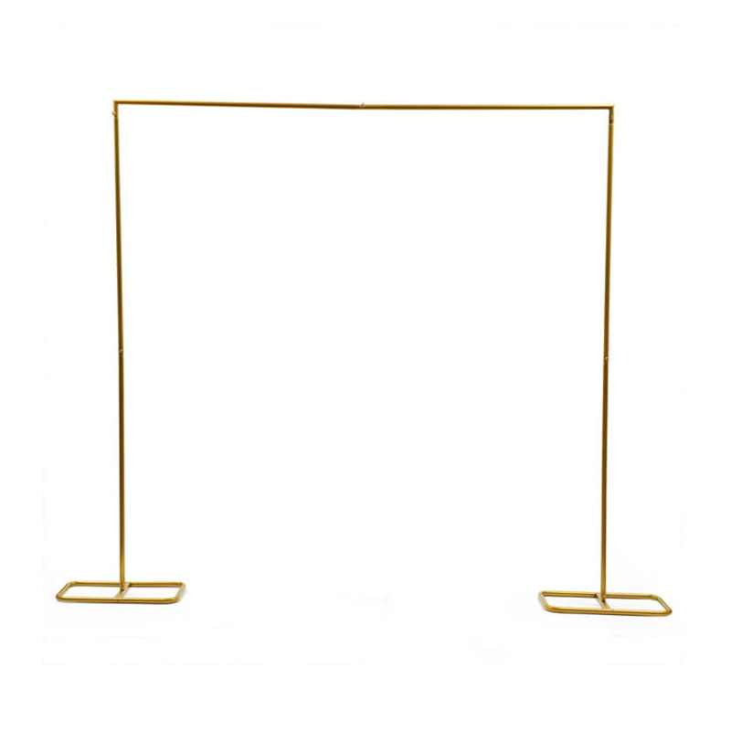 Arcada decor petreceri, forma patrata, 2x2 m, cadru metalic, auriu ...
