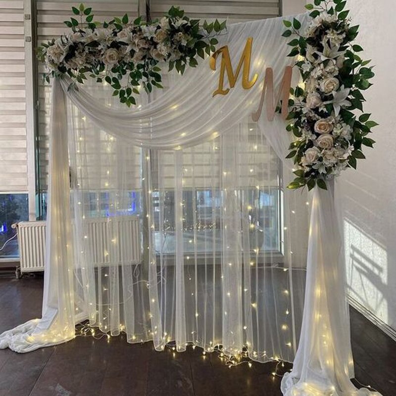 Arcada decor petreceri, forma patrata, 2x2 m, cadru metalic, auriu ...