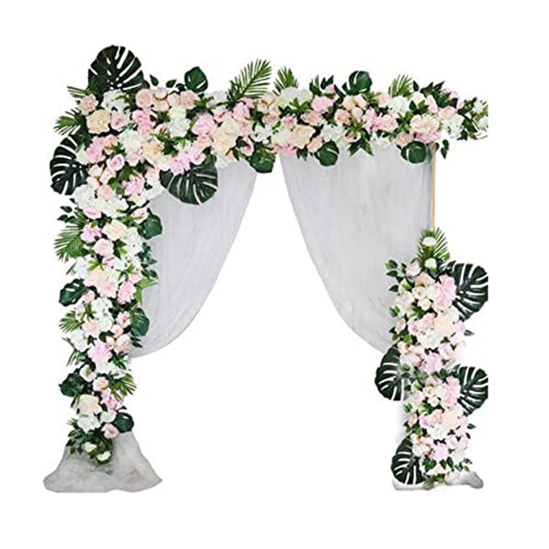 Arcada decor petreceri, forma patrata, 2x2 m, cadru metalic, auriu ...
