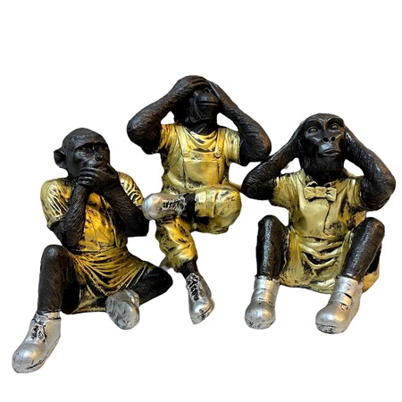 Set maimute inteligente, gold, big size - eMAG.ro