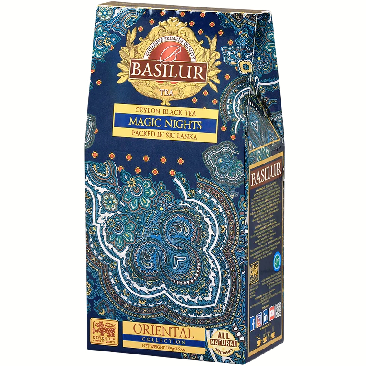 Ceai negru ceylon cu merisoare, flori de colt si nalba, Magic Nights ...