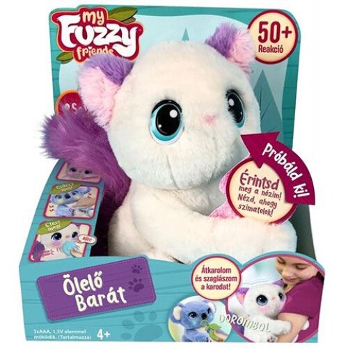 Flair Toys My Fuzzy Friend Interaktív mozgó plüss cica (19297K) (19297K ...