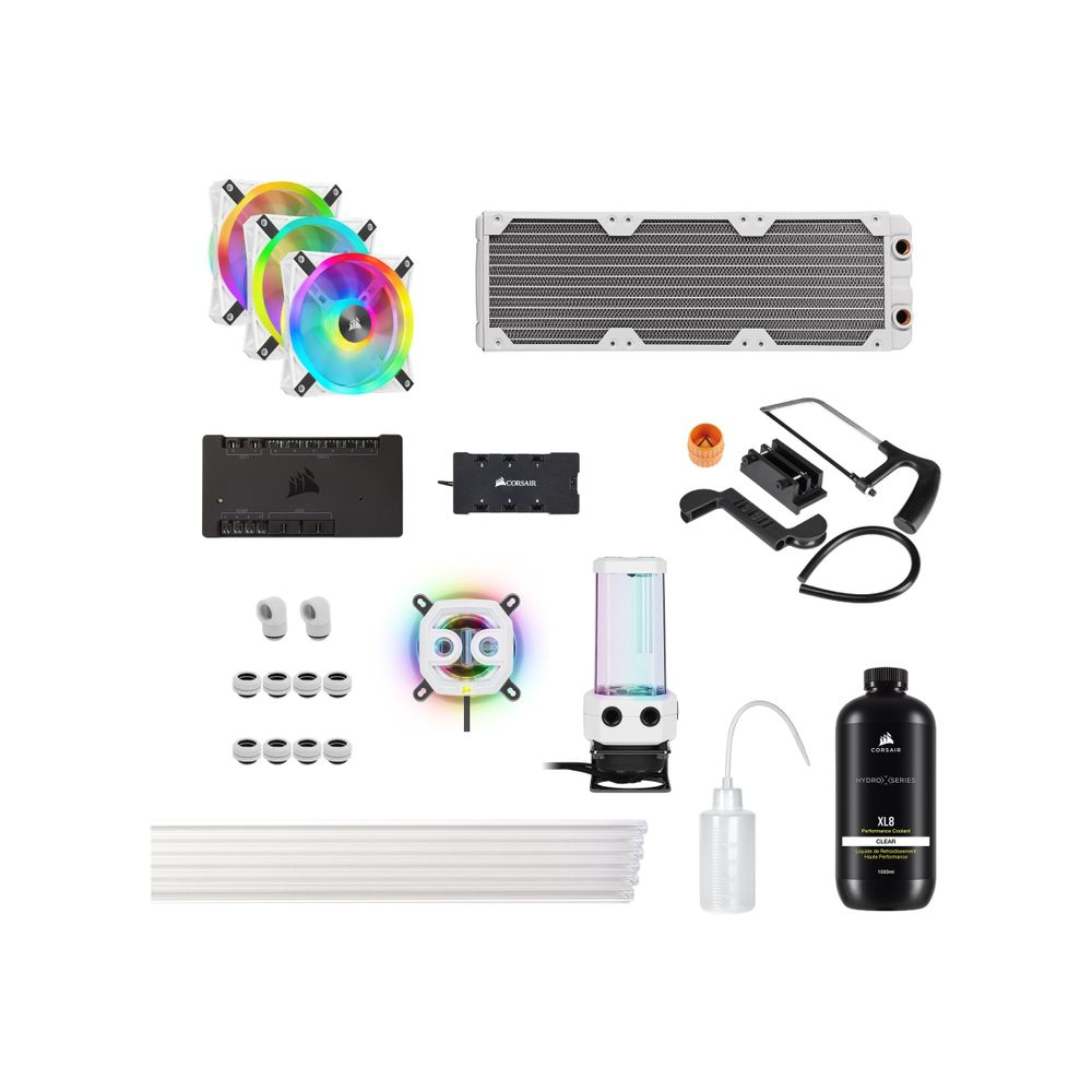 Kit cooler procesor, Corsair, RGB, Alb - eMAG.ro