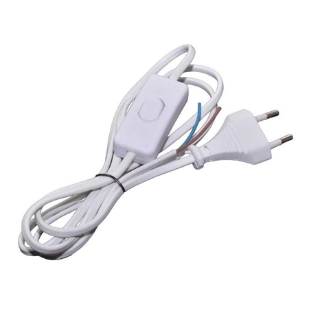 Cablu de alimentare ElecTech cu stecher plat si intrerupator pe fir ...