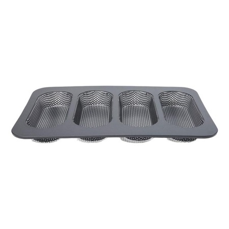 Forma de copt pentru chifle de hot dog, Patisse, Otel, 230 ºC, 34 x 23 ...