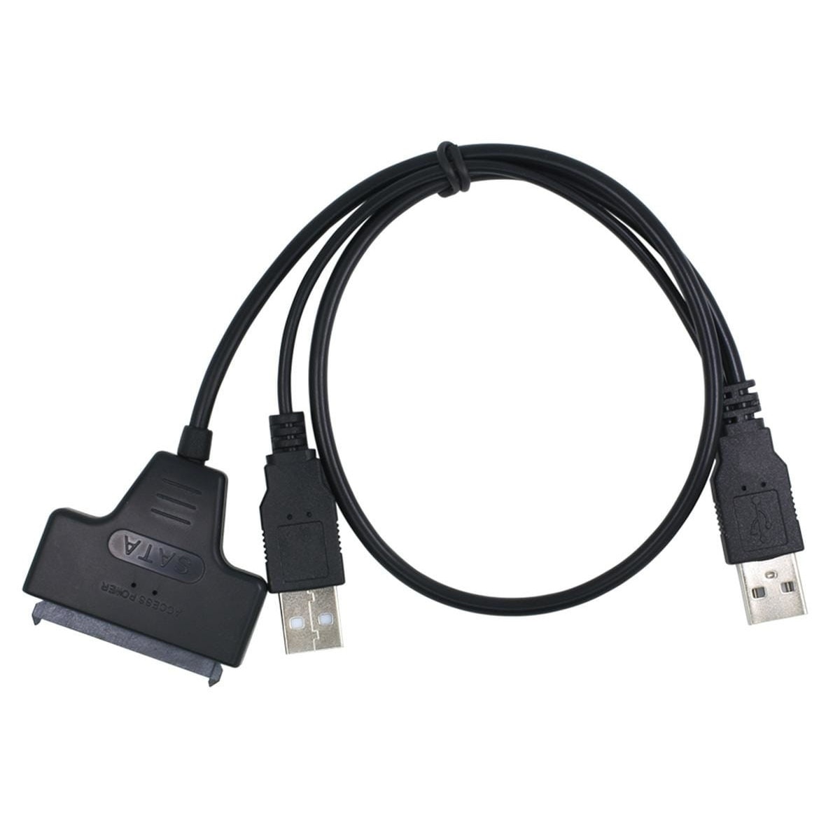 Cablu adaptor SSD/HDD, ATL, SATA-USB 2.0, 43cm, Negru - eMAG.ro