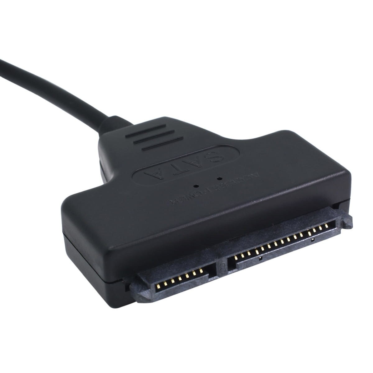 Cablu adaptor SSD/HDD, ATL, SATA-USB 2.0, 43cm, Negru - eMAG.ro