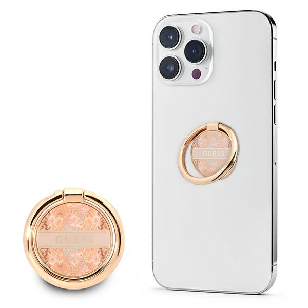 Suport tip inel pentru telefon, Guess, Metal, Auriu - eMAG.ro