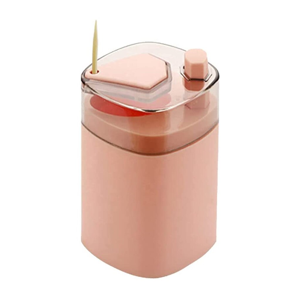 Dispenser, Pentru scobitori, Roz - eMAG.ro