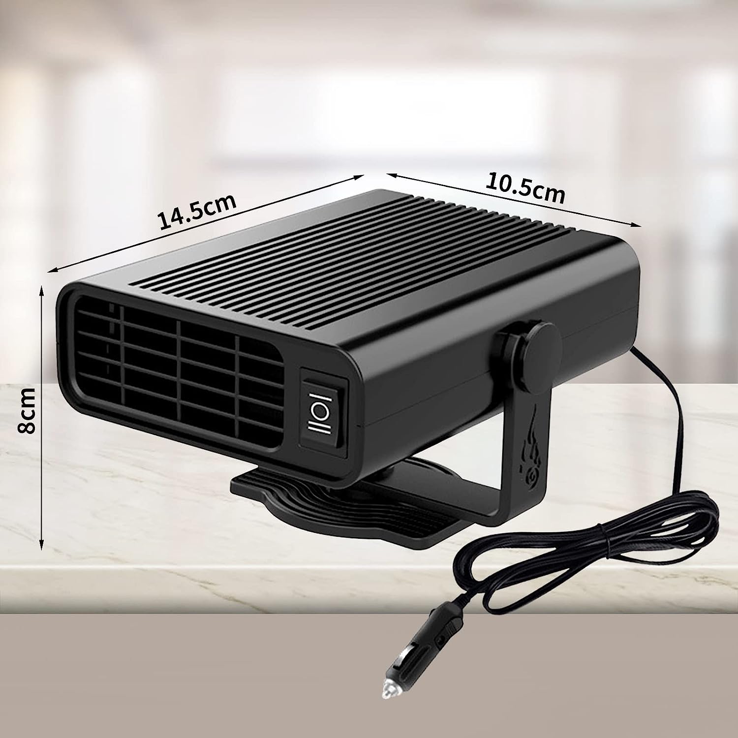 Incalzitor portabil pentru masina, 12 V, 120 W, Negru - eMAG.ro