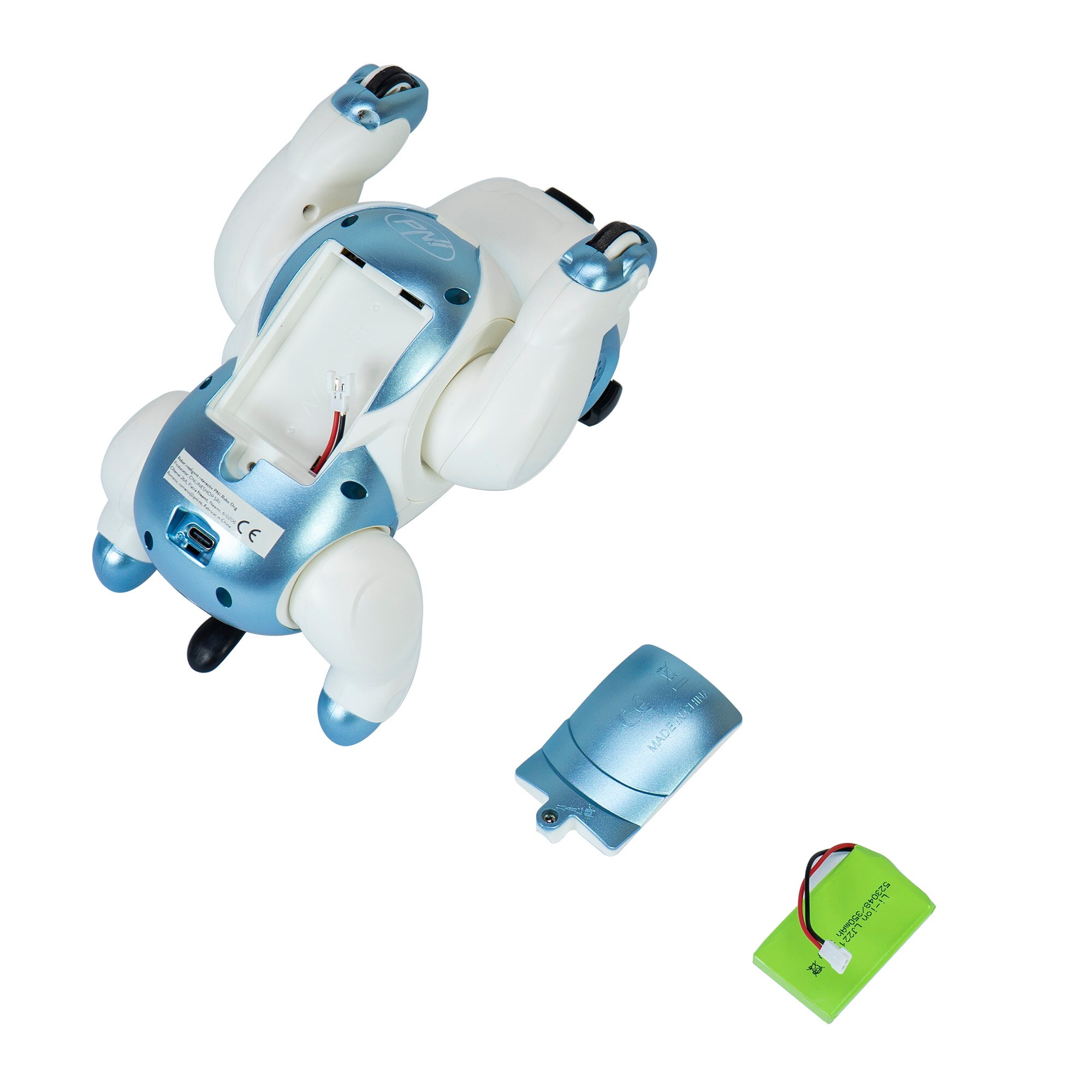 Robot inteligent interactiv PNI Robo Dog, control vocal, butoane ...