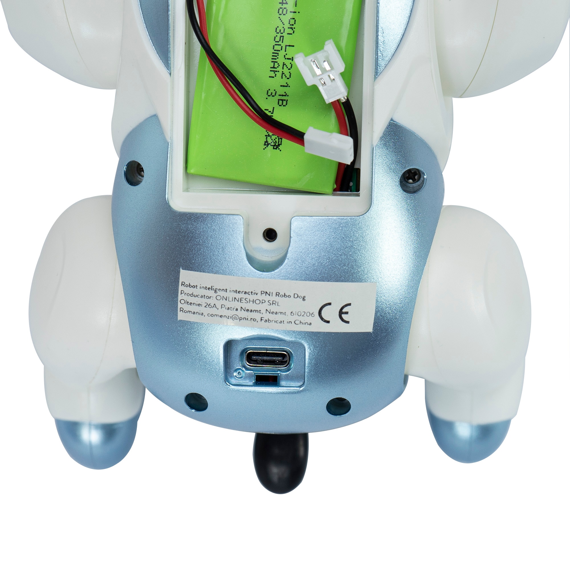 Robot inteligent interactiv PNI Robo Dog, control vocal, butoane ...