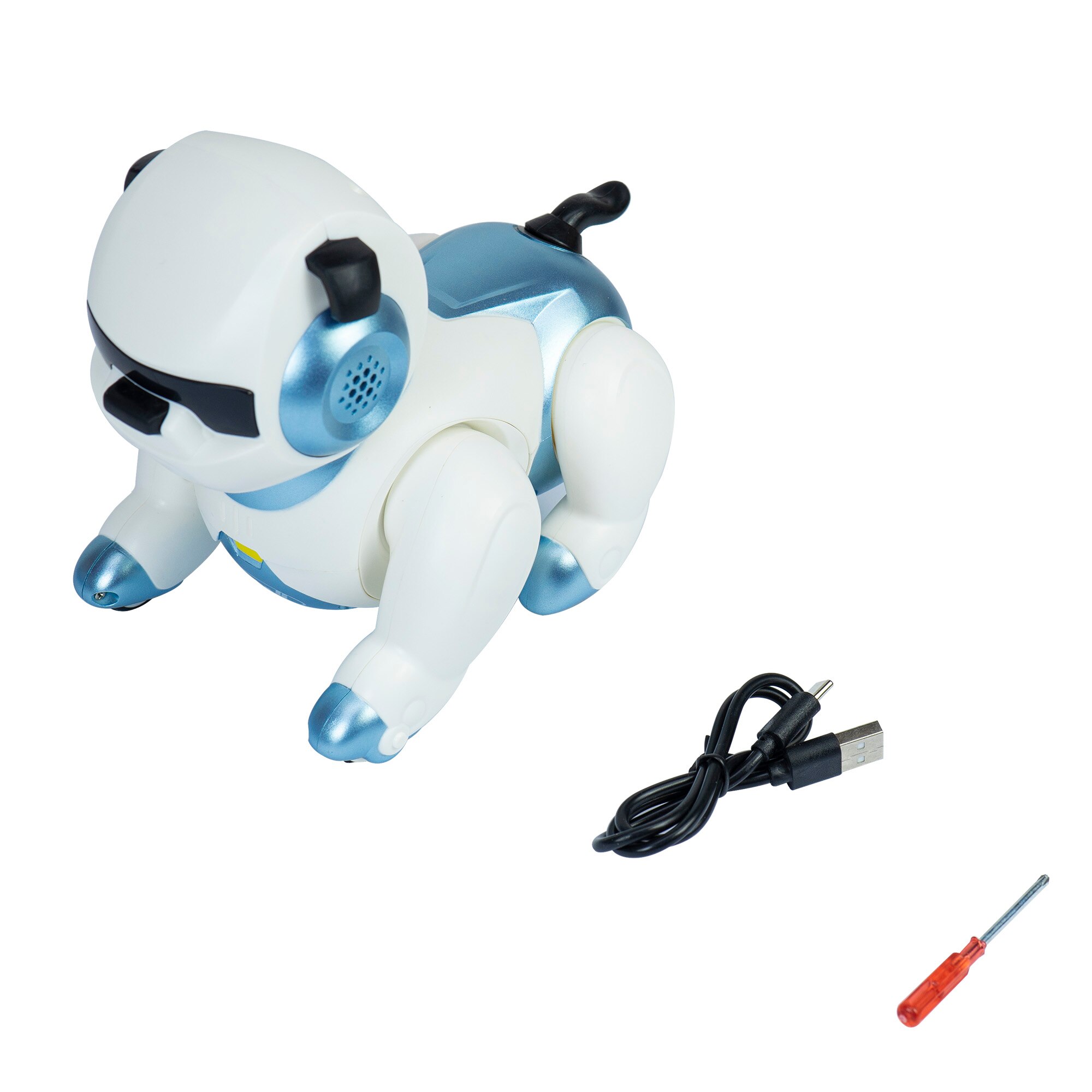 Robot inteligent interactiv PNI Robo Dog, control vocal, butoane ...