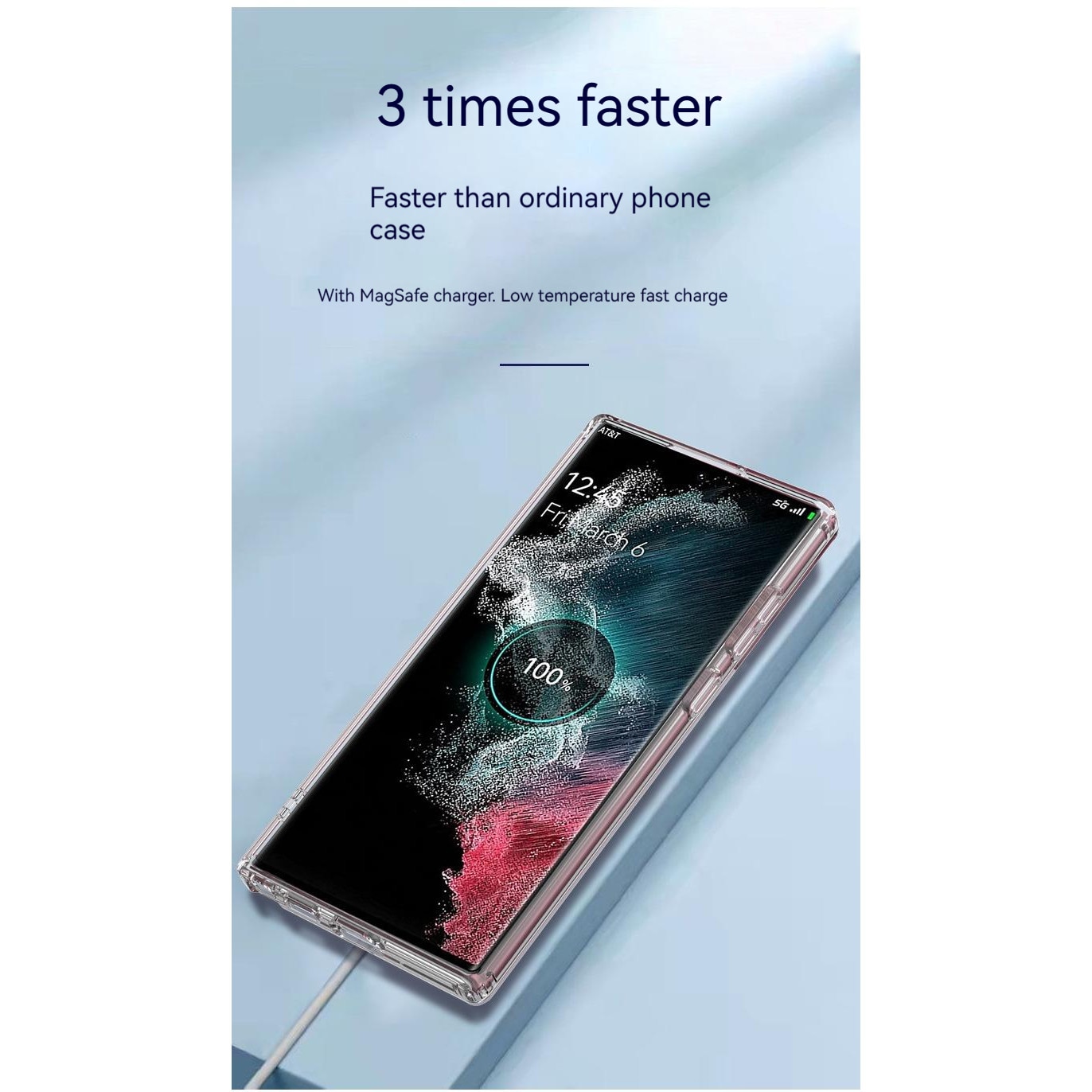 Carcasa magnetica pentru telefon cu aspiratie, potrivita pentru Samsung ...