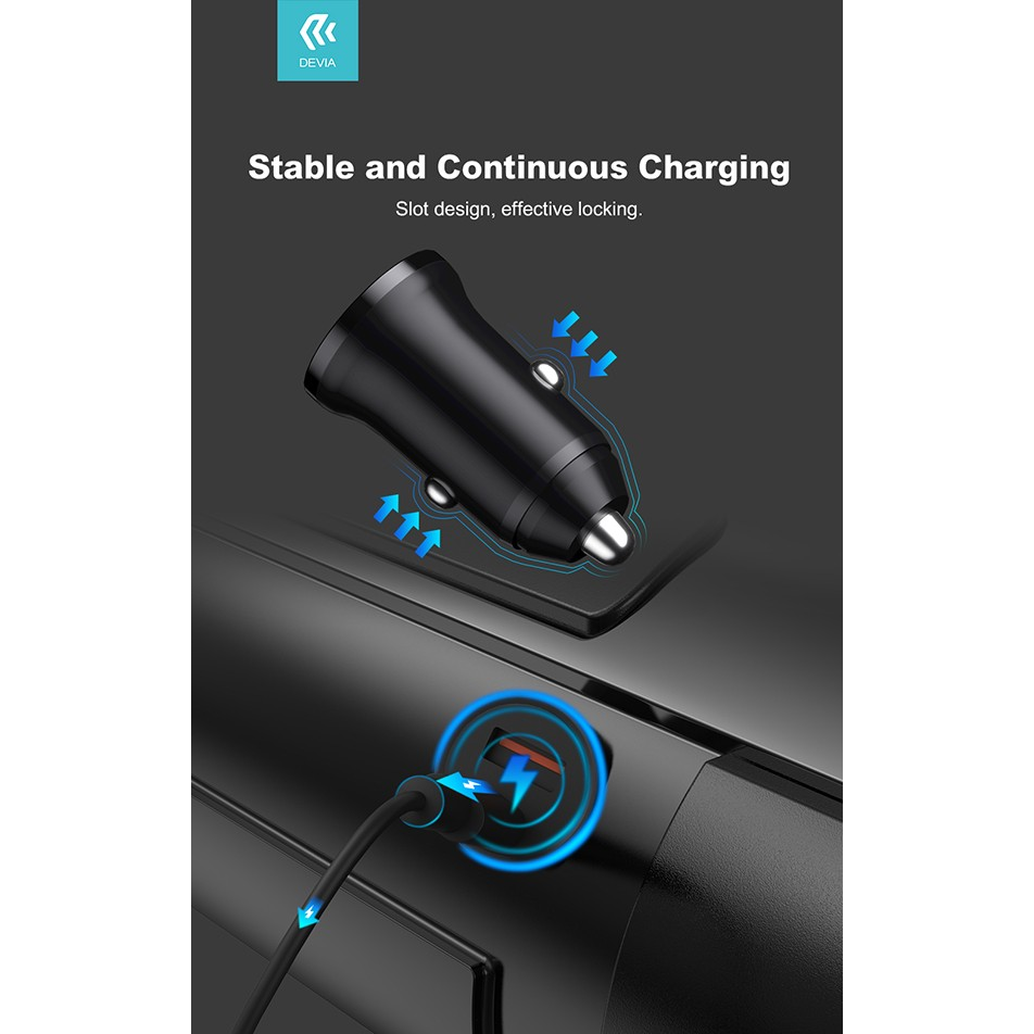 Devia Smart Usb Type C Szivargyújtós Töltő Adapter Devia Smart