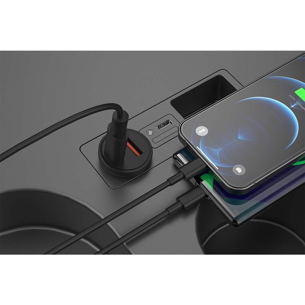 Devia Smart Usb Type C Szivargyújtós Töltő Adapter Devia Smart