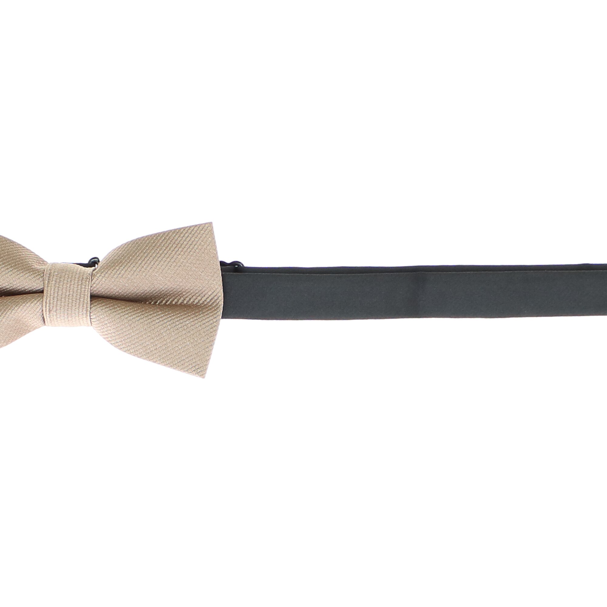 Papion pentru copii, Buticcochet, 9x5 cm, model liniar, Bej inchis ...