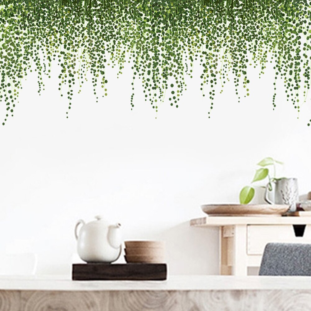 Sticker decorativ autocolant Frunze Tropicale, 70X30 cm, Alexa Store ...