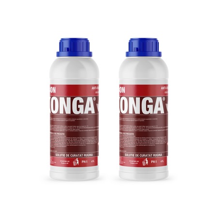 Set - 2 x Solutie pentru curatat Rugina, 1L, indeparta rapid si ...