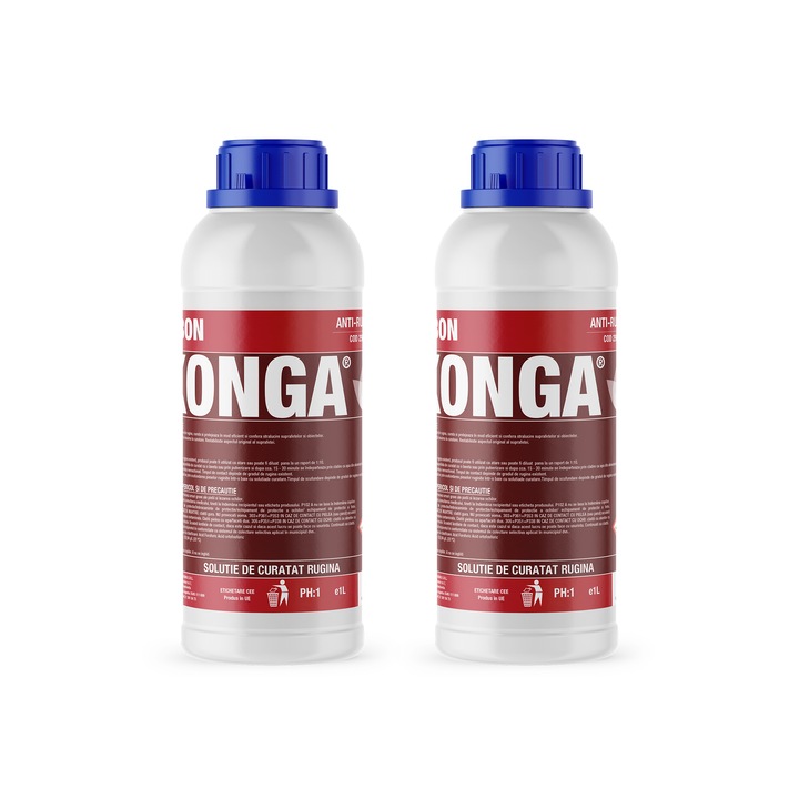 Set - 2 x Solutie pentru curatat Rugina, 1L, indeparta rapid si ...