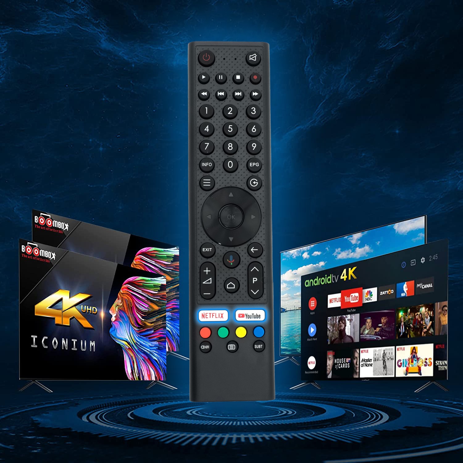 Telecomanda TV Compatibila Smart Tech, seriile SMT32S10HC4U2G1 ...