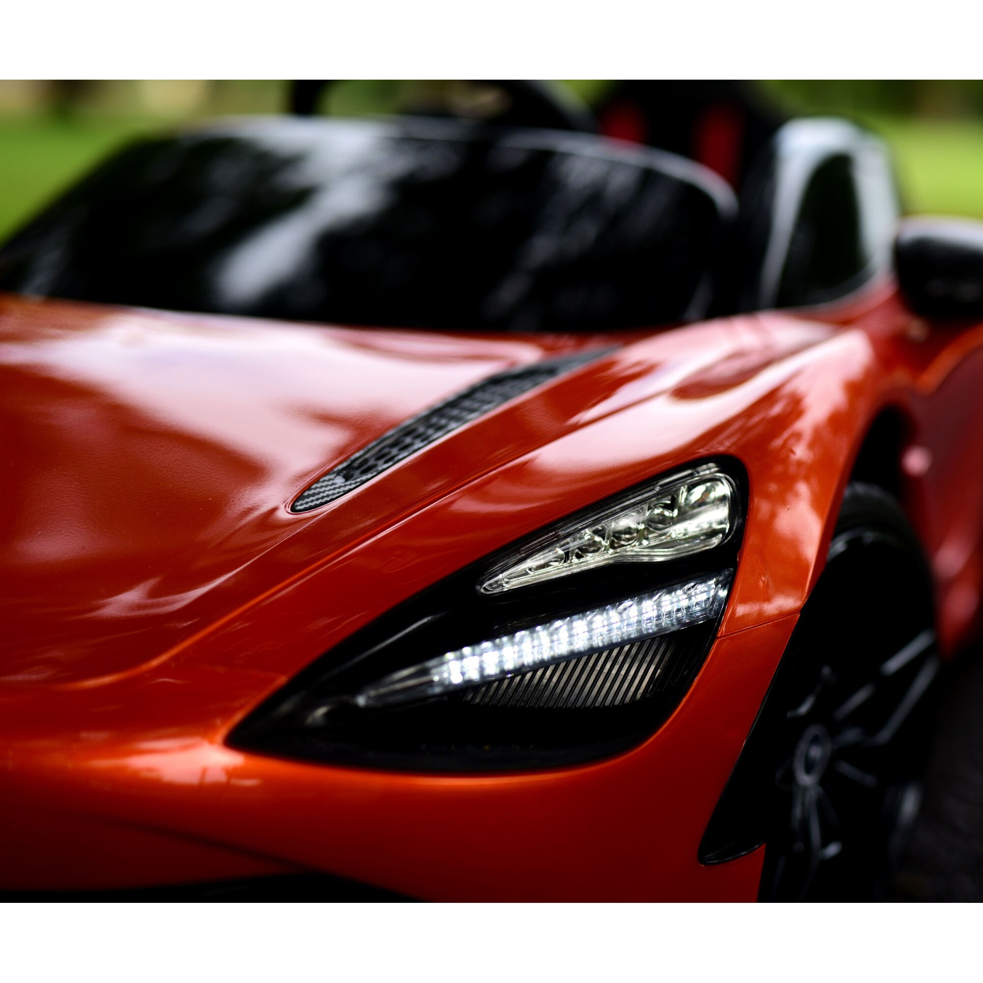 Masina electrica copii Manini Mclaren 720S, roti EVA, scaun piele ...