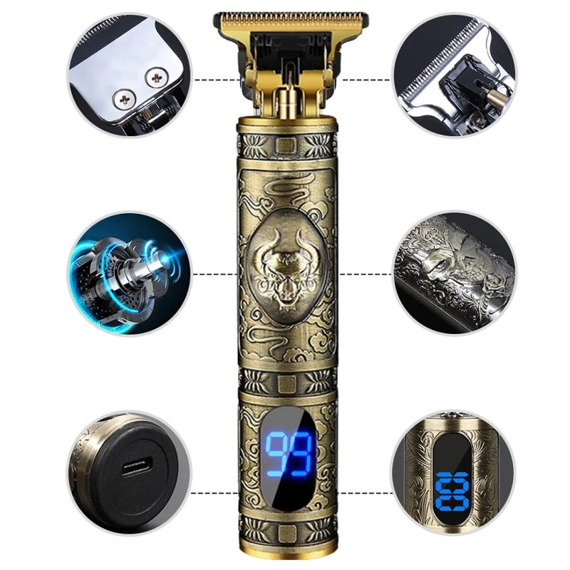 Masina de tuns SMARTIX® profesionala, barba, contur, nivel de zgomot ...