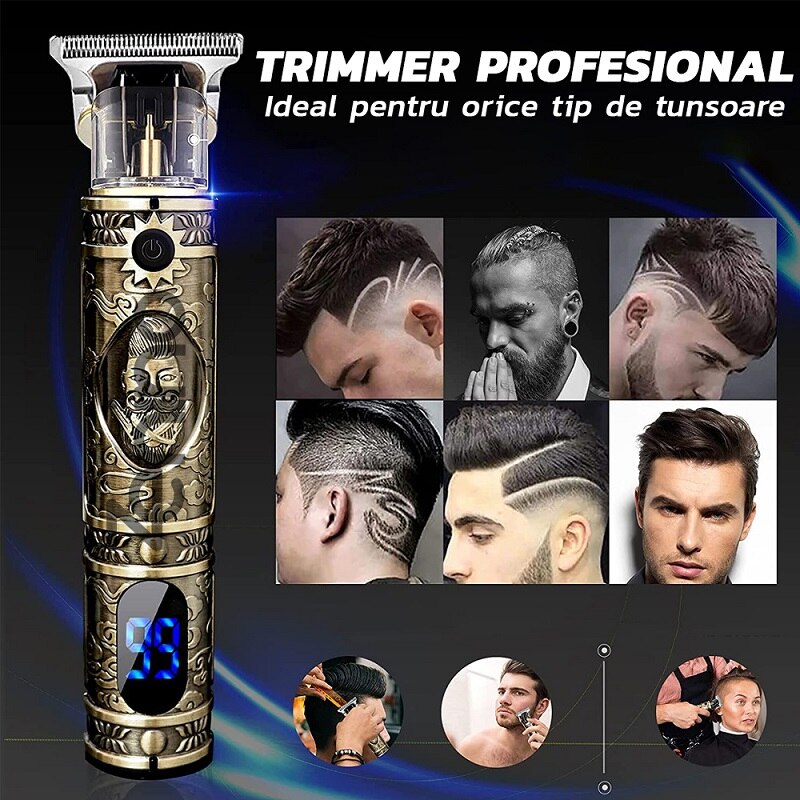 Masina de tuns SMARTIX® profesionala, barba, contur, nivel de zgomot ...