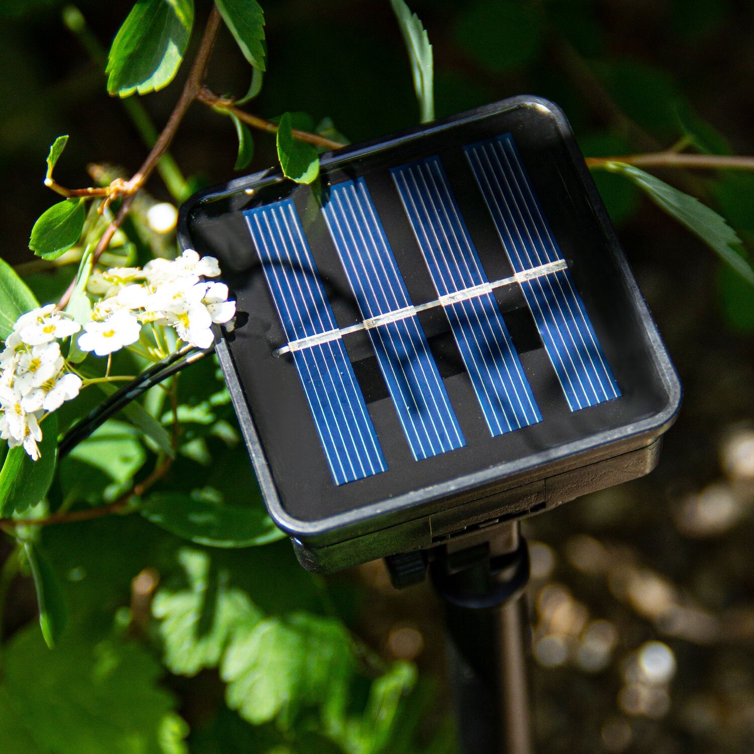Гирлянд 20 LED крушки, Tzachebot, със соларен заряд, дължина 5м, за вън ...