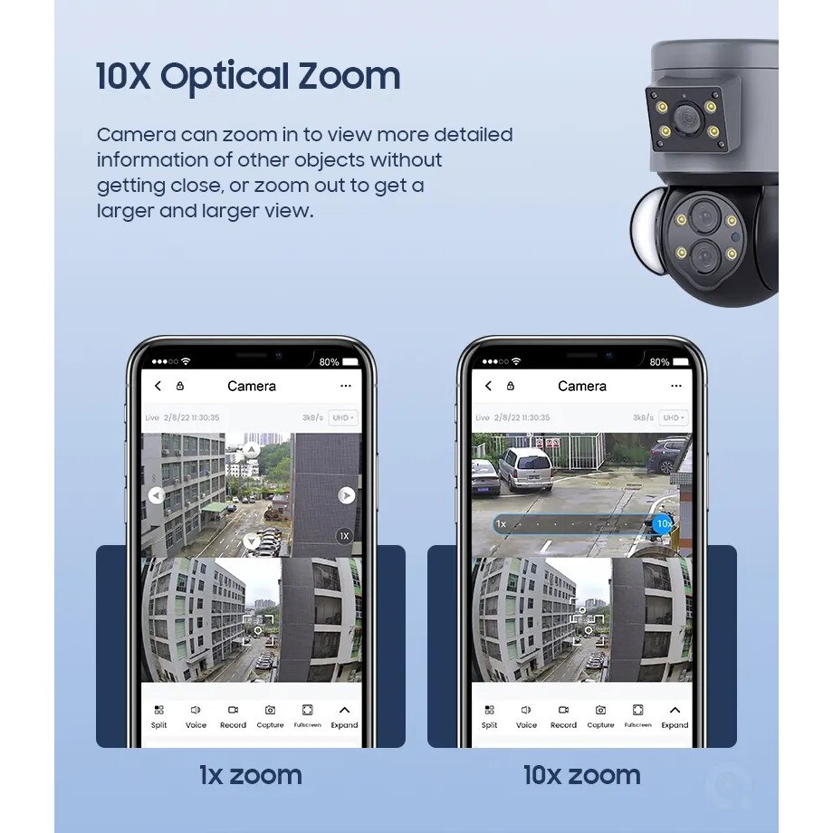 Camera Supraveghere video cu doua camere, cu SIM, conexiune 4G, 4MP ...