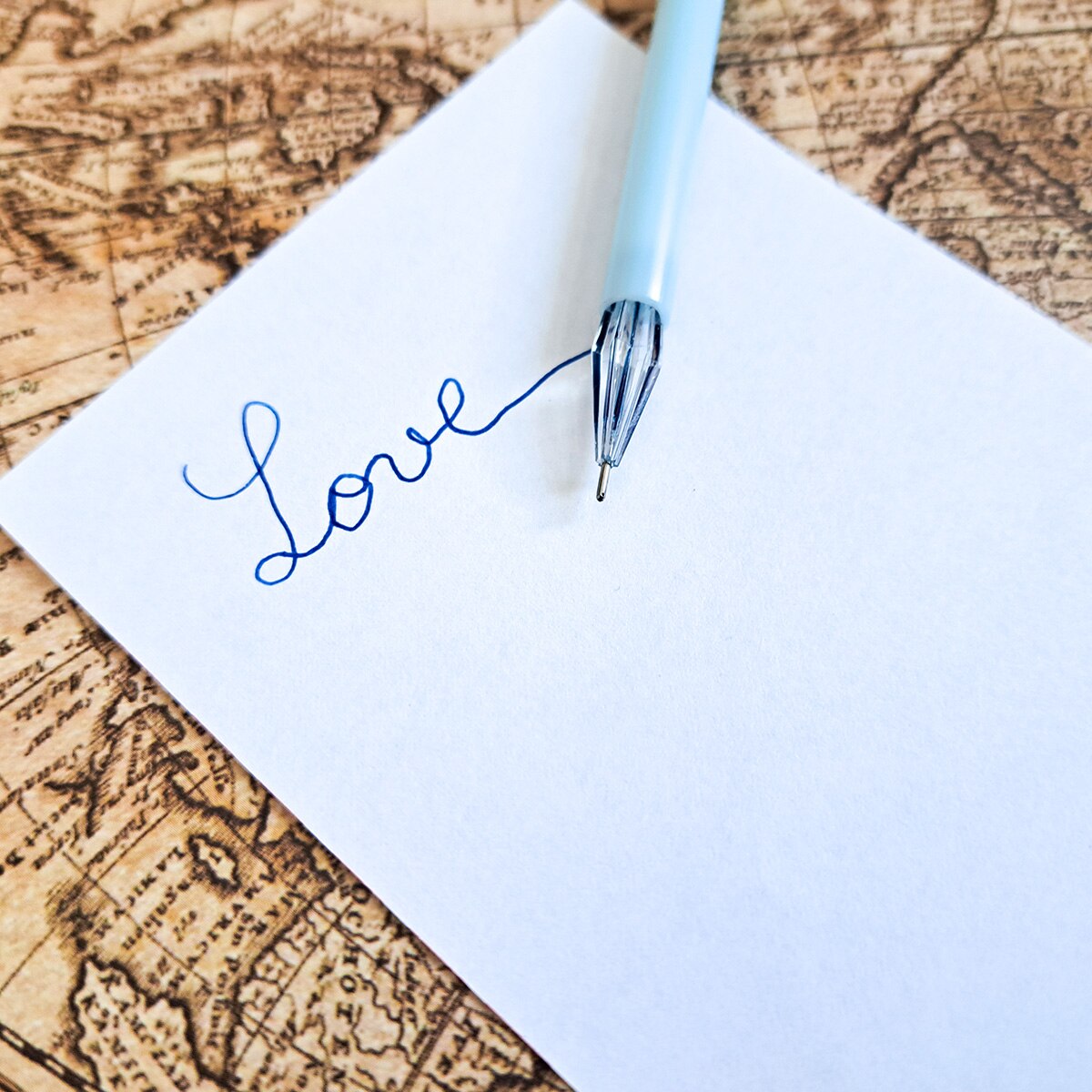 Pix Feather Writer, cu pana si accesoriu, elegant, Naimeed D5230, Bleu ...